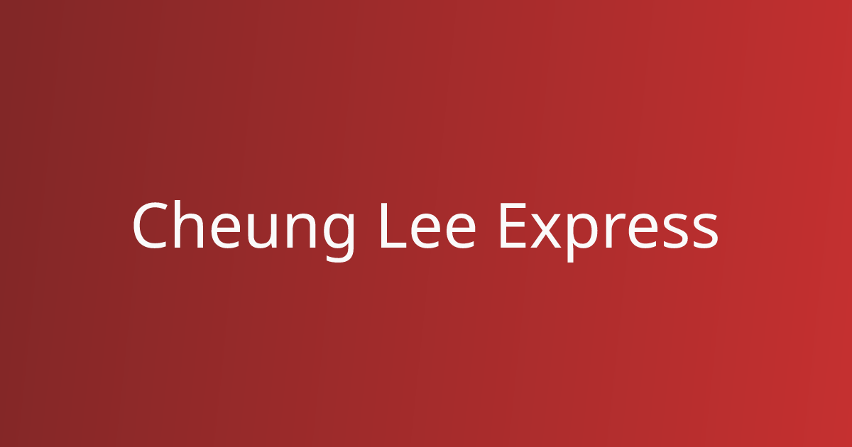 Order Authentic Chinese Online | Cheung Lee Express - Pickup or ...